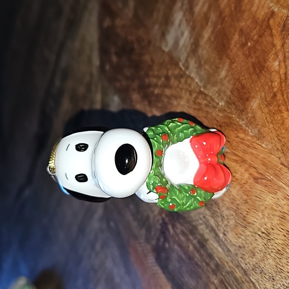 Peanuts | Holiday | Vintage Snoopy Christmas Ornament Ceramic Figure ...
